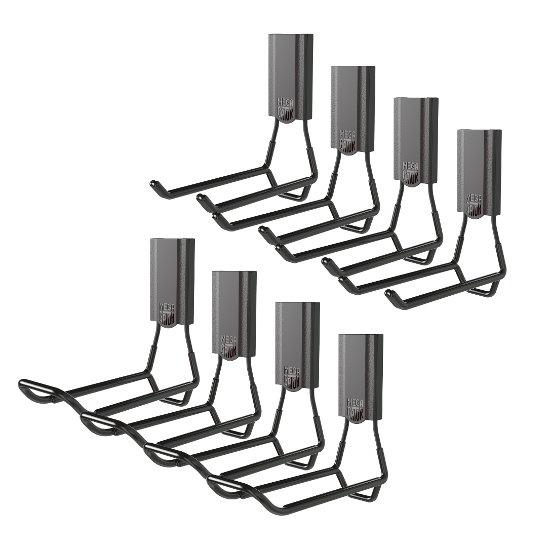 Gator 6" MEGA Hook 8-Pack - Heavy-Duty Magnetic Hooks 45 lb